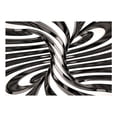 Tiptophomedecor 3D Illusion Wallpaper Wall Mural - Black And White ...