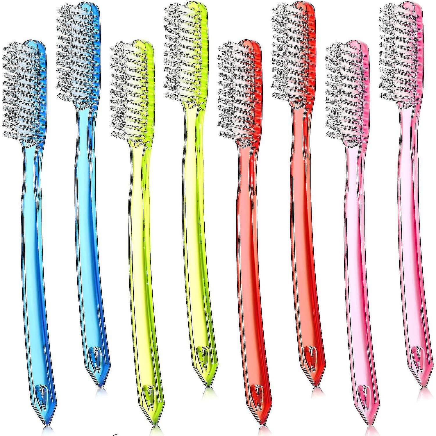 8 Pieces Extra Hard And Firm Toothbrush Huge Head Toothbrush Full Head ...