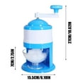 Manual Ice Crusher Small Ice Cube Outdoor Portable Ice Maker Summer