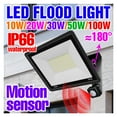 LED Flood Light Street Lamp Led Spotlight PIR Motion Sensor Floodlight ...