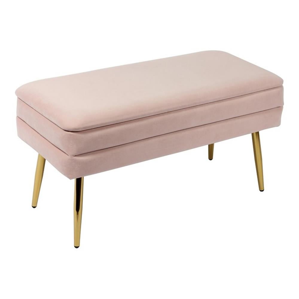 Click here for Tov Furniture Ziva 16.5H Transitional Velvet Stora... prices