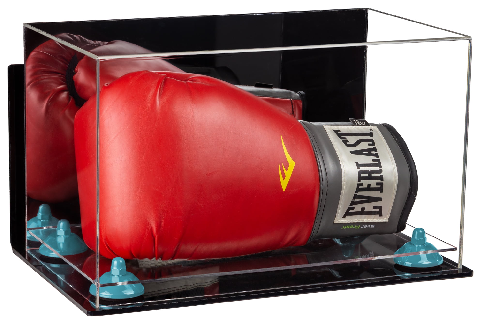 Acrylic Single or Double Boxing Glove Display Case with Mirror, Wall ...