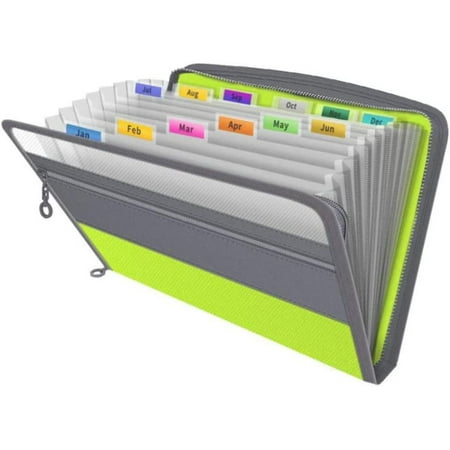 Document Folder File Paper Large Capacity Organ Bag File Dividers ...