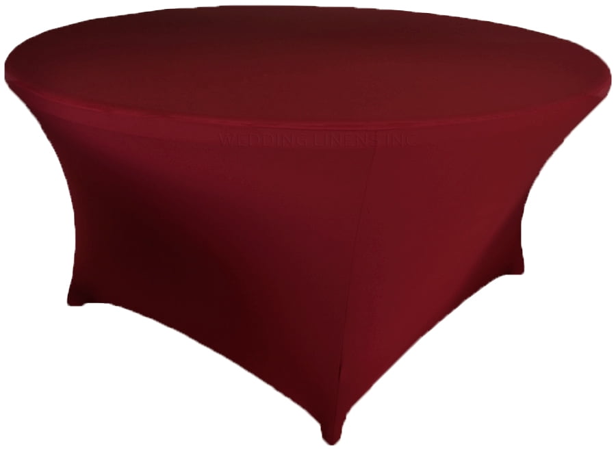 Wedding Linens Inc. (200 GSM) Premium 5 FT (60")Round Spandex Stretch ...