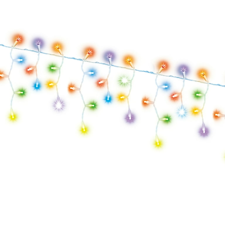 White Christmas Lights Border