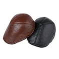 Genuine Leather Flat Caps Berets Men Brown Duckbill Hat Cowskin Male ...