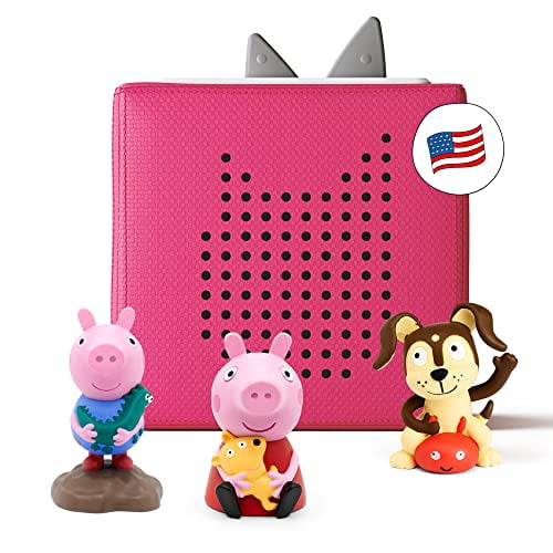 Toniebox Audio Player Starter Set with Peppa Pig, george, and Playtime ...