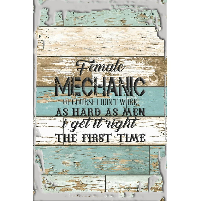 Girl Mechanics Signs
