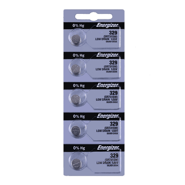 Energizer 393/309 - SR754 Silver Oxide Button Battery 1.55V 5 Pack ...