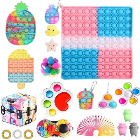 HTCM Cheap 20 Pack Fidget Toys Set - Cheap Sensory Fidget Toy Pack ...