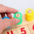 MLINS Wooden Count & Match Numbers Learn to Count Educational Counting ...