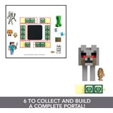 Minecraft 3.25-in Scale Hostile Wolf Action Figure & Accessory with ...