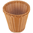 Baluue Rustic Brown Woven Trash Basket for Home Office Multi Function ...