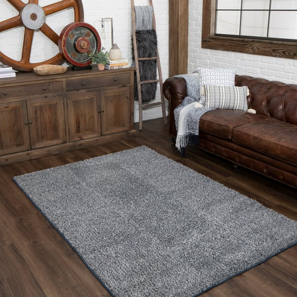 Mohawk Home Willow Creek Solid Shag Area Rug - Walmart.com