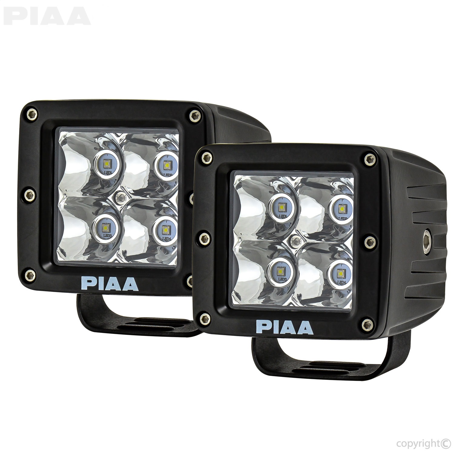 PIAA 2606603 Quad Series LED Cube Light Kit - Walmart.com