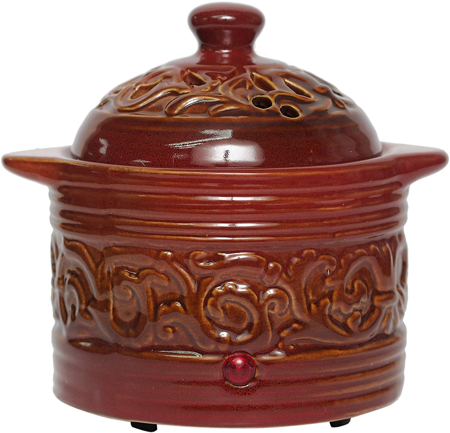 Hosley 5.5 inch High, Red Electric Ceramic Fragrance / Potpourri Warmer ...