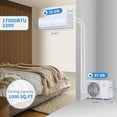 17000 BTU Mini Split, Energy Efficient Mini Split Unit, WIFI Enabled ...