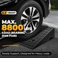 AINUO Rubber Curb Ramps, 6.3 Inch Lift Height, 4410LBS Load Capacity ...
