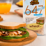 Schmidt Old Tyme 647 Wheat Bread: Keto-Friendly 40 Calorie, 18oz Loaf ...