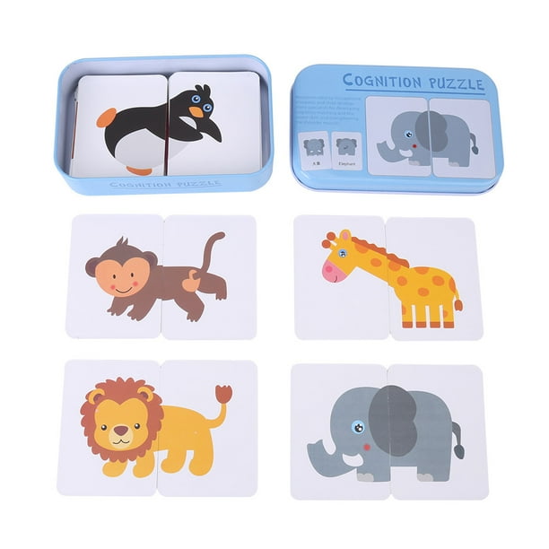 Educational Cognitive Cards, With Iron Box Learning Training Cards Baby ...