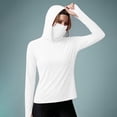 Aboser Womens Thumb Hole Sun Hoodie with Mesh Face UPF 50+ SPF ...