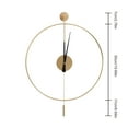 20in Classical Large Decorative Wall Clock Living Room Bedroom Modern ...