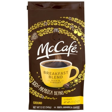 McCafe Premium Medium Roast Decaf Ground Coffee, 24 oz Resealable Can ...