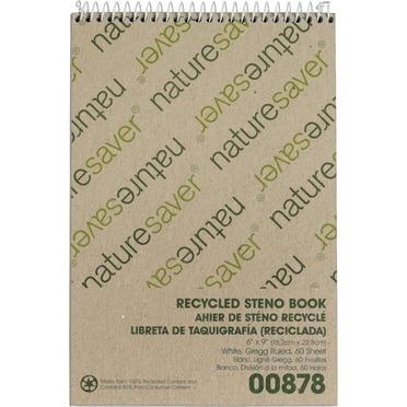 Universal Steno Book, Gregg Rule, 6 x 9, Green, 70 Sheets - Walmart.com
