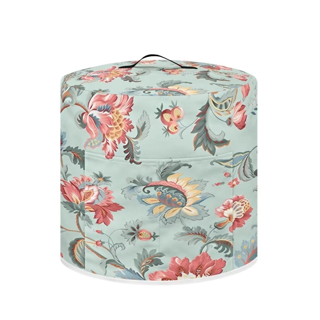 NETILEGEN Flowers Plant Pattern Cooker Cover Hook Top Handle Rice ...