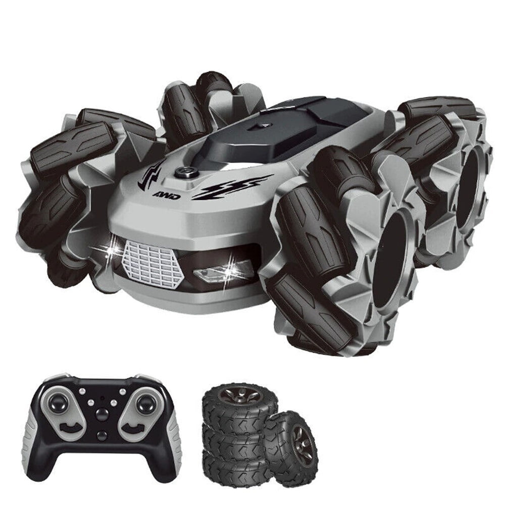 Remote Control Car Double Sided 360°Rotating 4WD RC Cars with ...