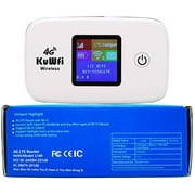 KuWFi 4G LTE Travel Mobile WiFi Hotspot Unlocked Wireless Internet ...