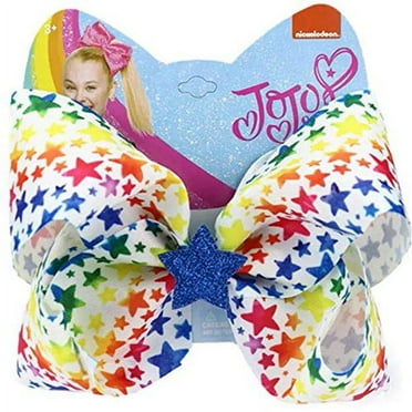 JoJo Siwa Large Cheer Hair Bow Coral Pink w/Clear Rhinestones - Walmart.com