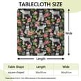 Cartoon Banana Tablecloth Tropical Fruit Pattern Yellow Funny Cute Des ...