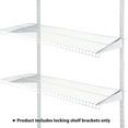 FUGee-Adjustable Locking Shelf Bracket 16 Inch Shelf Brackets Heavy ...