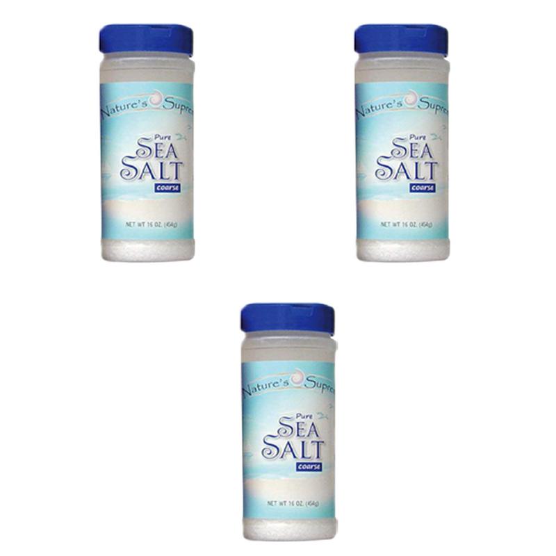 Nature's Supreme - Pure Sea Salt Coarse (454g) (Pack of 3) | Walmart Canada