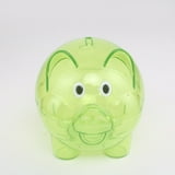 Transparent Plastic Money Saving Box Case Coins Piggy Bank Cartoon Pig ...