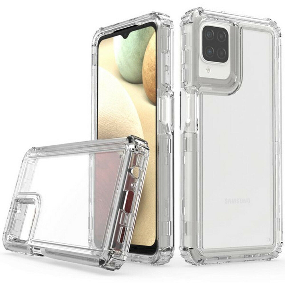 Kaleidio Case For Samsung Galaxy A22 5G, Boost Celero 5G [Kleer Hybrid] 3-Piece Impact [Drop ...