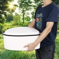 Portable Toilet | Indoor Outdoor Commode w/Detachable Inner Bucket ...