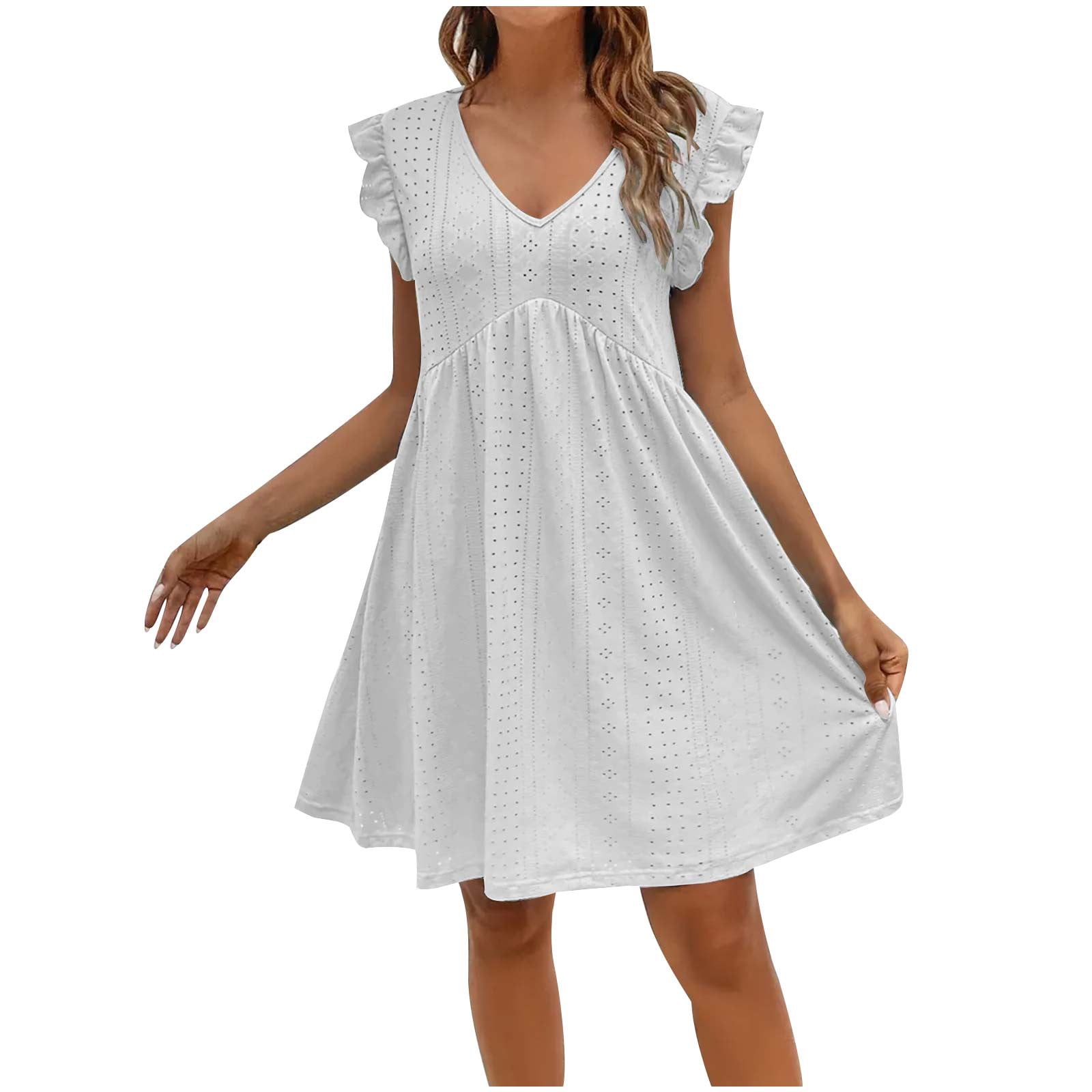 Click here for Hvobtty Summer Casual Short Sleeeve Dresses For Wo... prices