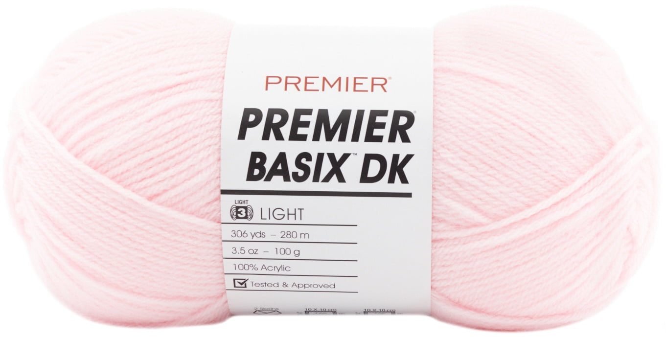 Premier Yarns Basix DK Yarn-Ballet Pink - Walmart.com