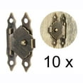 10 Pcs Antique Bronze Iron Jewelry Box Padlock Hasps Latch Clasp Lock ...