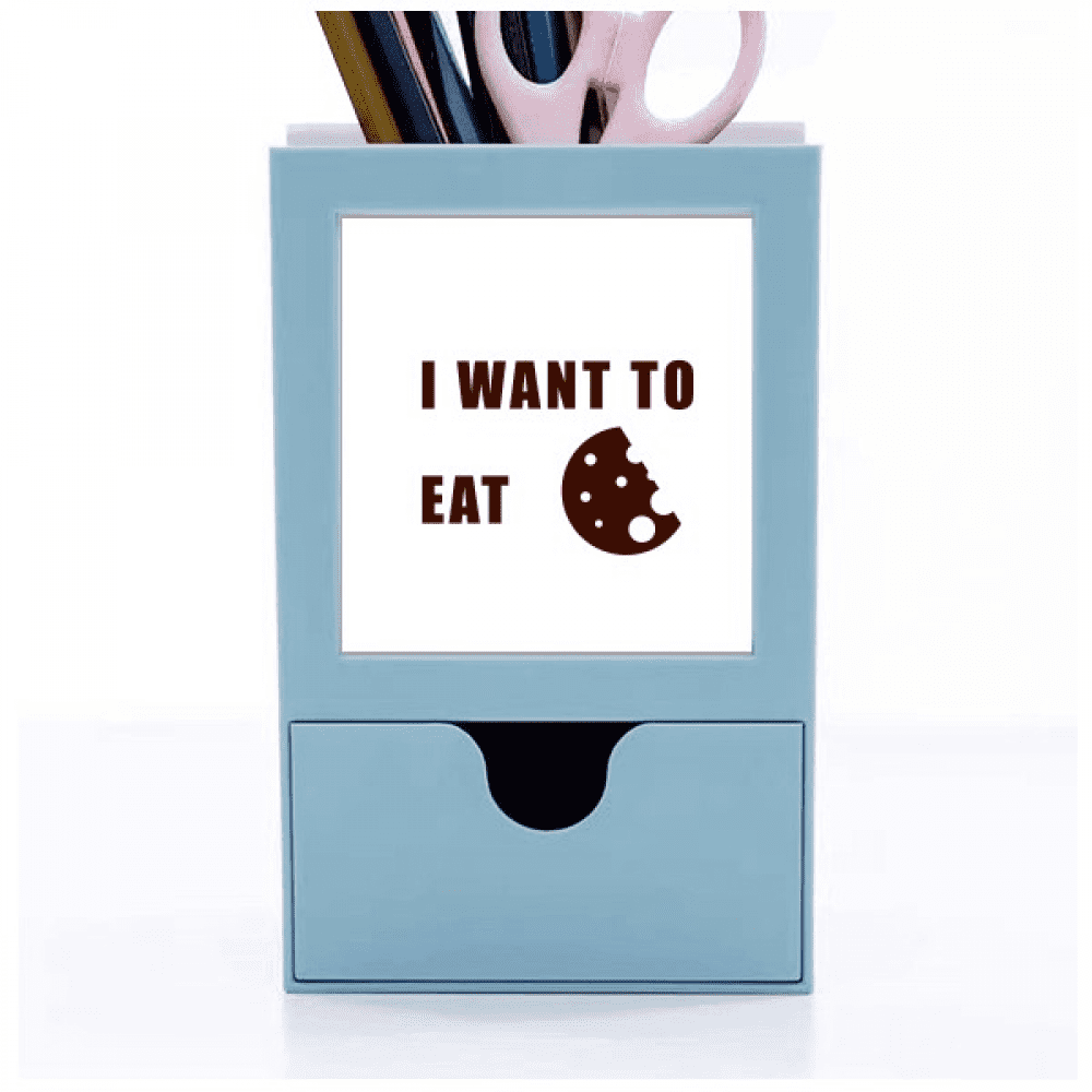 Eat Pancake Desire Life Art Deco Fashion Desk Supplies Organizer Pen ...