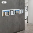 Wall Mount 34 inch Media Storage Rack CD DVD Organizer Metal Shelf Cube ...