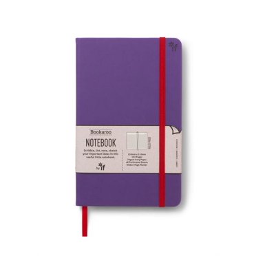 JAM Hardcover Notebook with Elastic Band, 1/Pack, Purple, Travel Size ...