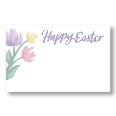 Easter Garden Easter Greeting Cards - Set of 8 (1 design), Large 5" x 7 ...