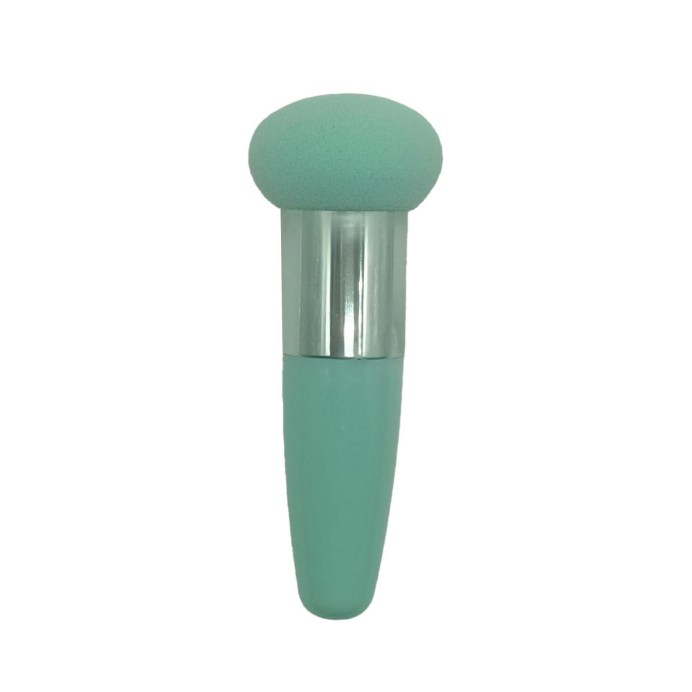 Mushroom Shaped Beauty Powder Puff Dry and Wet Dual Handle Powder Puff ...