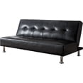 Kings Brand Furniture Black Klik Klak Convertible Sofa Bed Sleeper ...