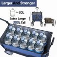 Multi-Functional Push-Pull Folding Wagon Cart, Heavy-Duty Utility Cart ...
