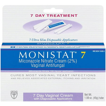 Monistat 7 Miconazole Nitrate Vaginal Cream, 1.59oz - Walmart.com