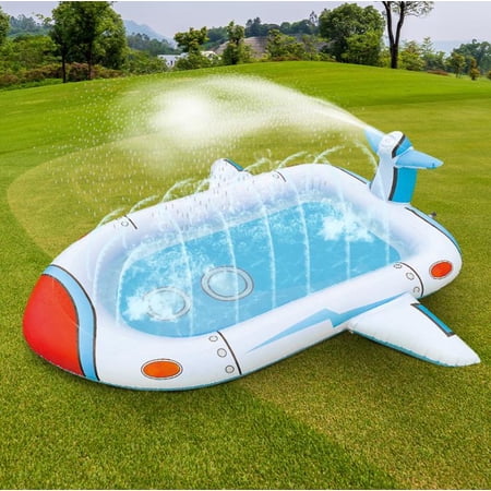 Inflatable Fountain Children's Water Toy Shark Swimming Pool Game ...